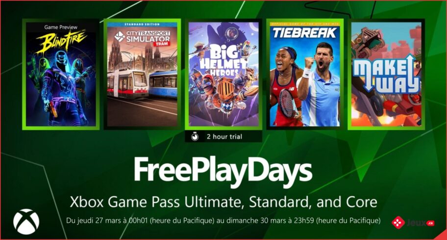 🎮 Xbox Free Play Days : Jouez Gratuitement à Jeux Premium ce Week-End ...