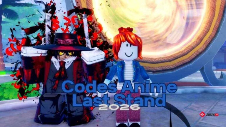 Codes Anime Last Stand : réclamez vos récompenses gratuites Avril 2026